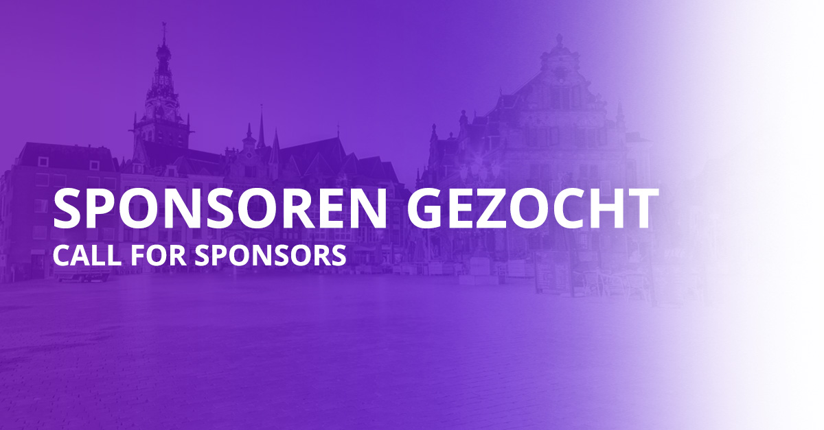 Sponsoren gezocht / Call for Sponsors | WordCamp Nijmegen 2018